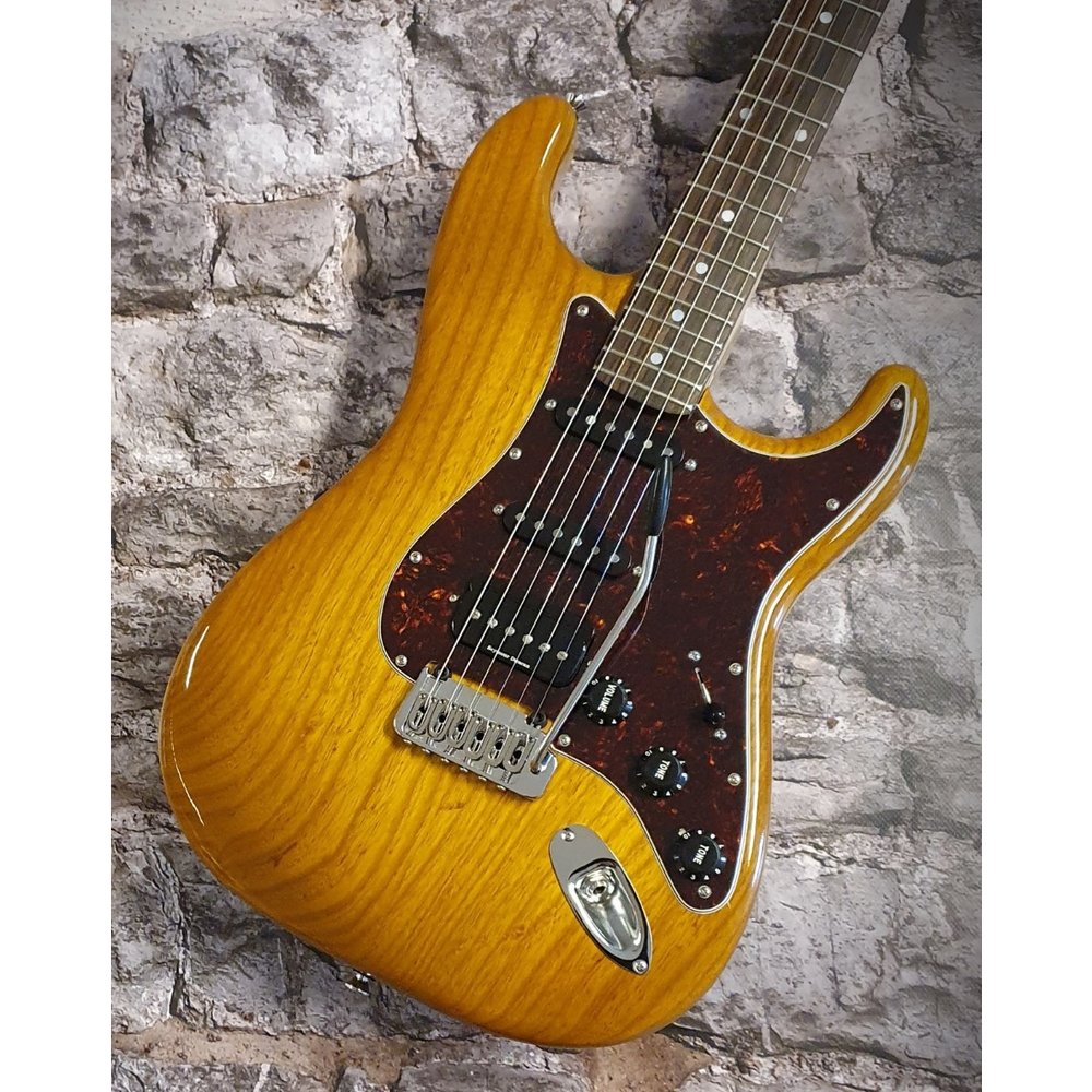 Vox Humana ST-HSS Custom Guitar Amberburst - Vox Humana