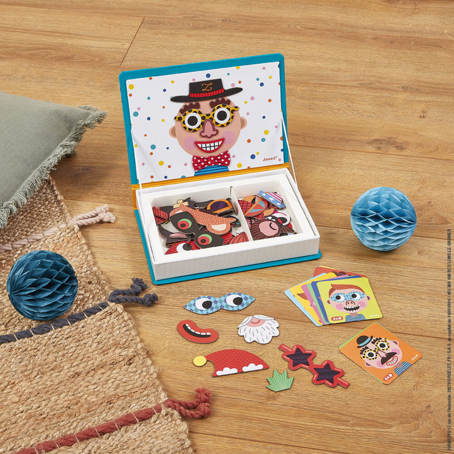 Magnetibook - Gekke gezichten jongens - WOW baby kids women store