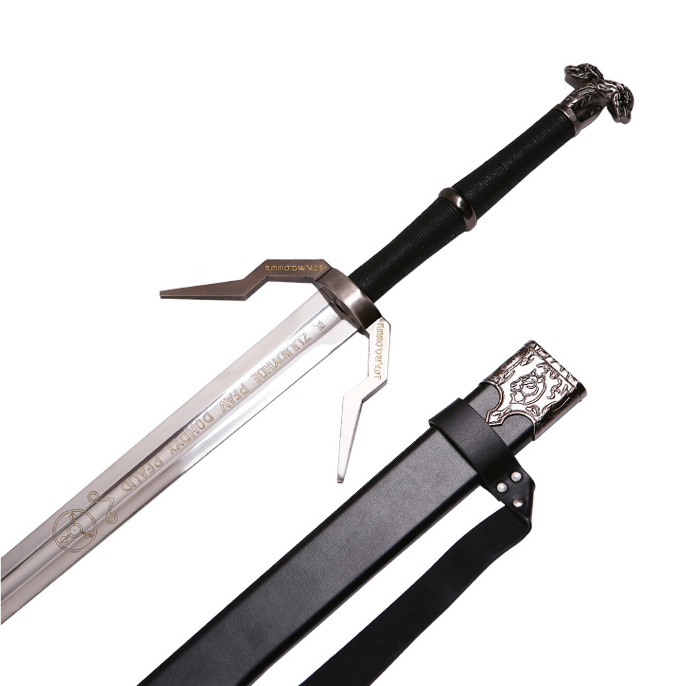 THE WITCHER 3 - Silver Rune Sword of Geralt of Rivia 3 - OtakuNinjaHero.com
