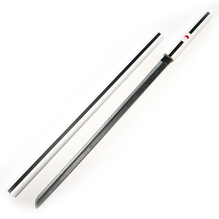 NARUTO - Sword of Sasuke - White - WOODEN Blade - OtakuNinjaHero.com