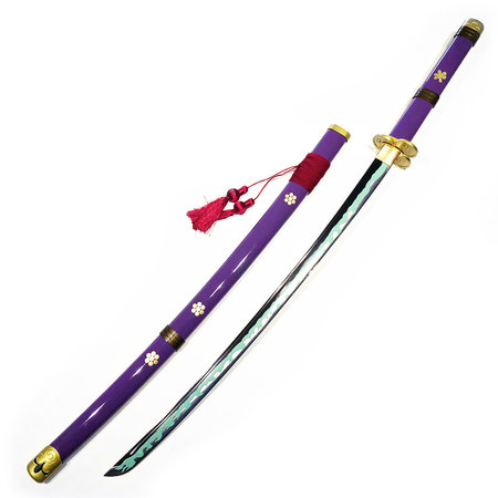ONE PIECE - Katana of Roronoa Zoro - Enma - Purple - 1045 - FULL TANG ...