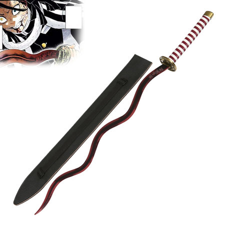 Obanai Iguro sword - Serpent Nichirin Blade - Metal - OtakuNinjaHero.com