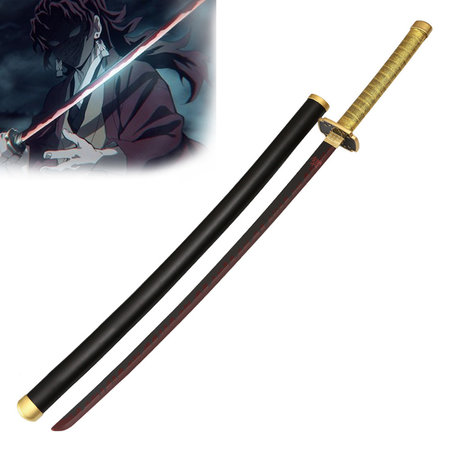 Yoriichi Tsugikuni V2 katana - Gold - Sun Breathing - Nichirin sword ...