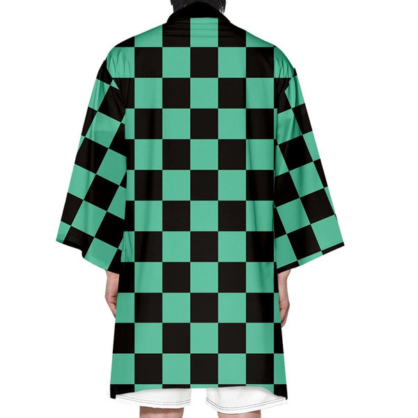 Demon Slayer - Kimetsu no Yaiba - Tanjiro Kamado Haori kimono Jacket ...