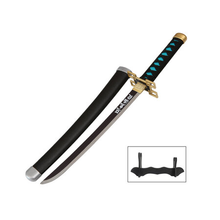 Tanto - Muichiro Tokito Mini Katana sword - White Nichirin - 45cm ...