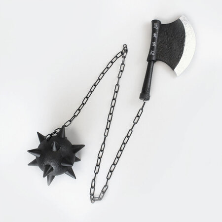Gyomei Himejima - Demon Slayer - Flail and Axe - Cosplay Foam - OtakuNinjaHero.com