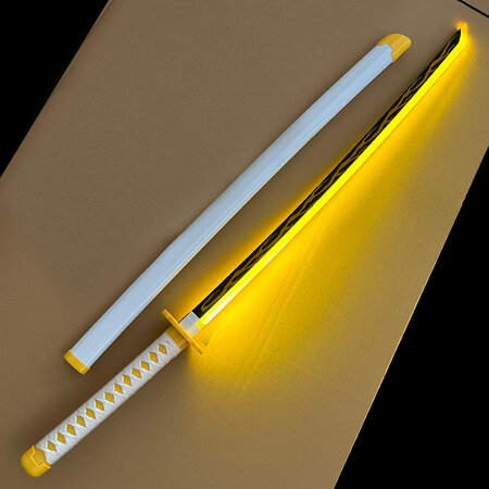 Demon Slayer - YELLOW LED Light Up Sword - Zenitsu Agatsuma Katana ...