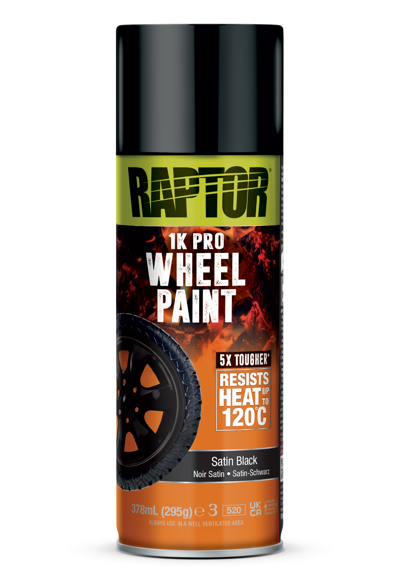 Raptor Liner Hochtemperatur Felgenfarbe 1K Spray bis zu 120° C - Raptor ...