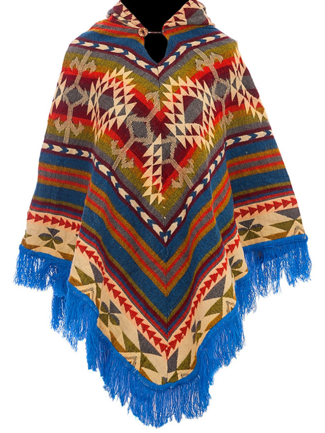 Alpaca ponchos - Native ponchos- Rechtsreeks uit Ecuador (Tip) - EcuaFina