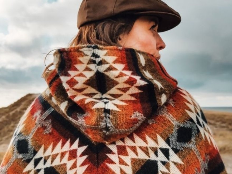 Alpaca ponchos - Native - 100% handmade from Ecuador - EcuaFina