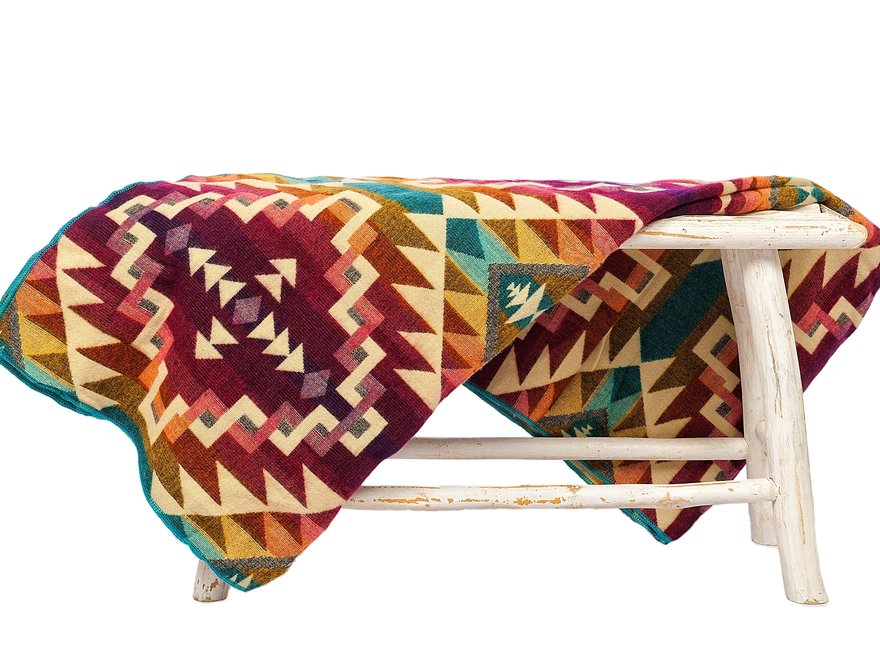 Alpaca Native Blanket | Alpaca wool blanket | Handmade | Fair Trade ...