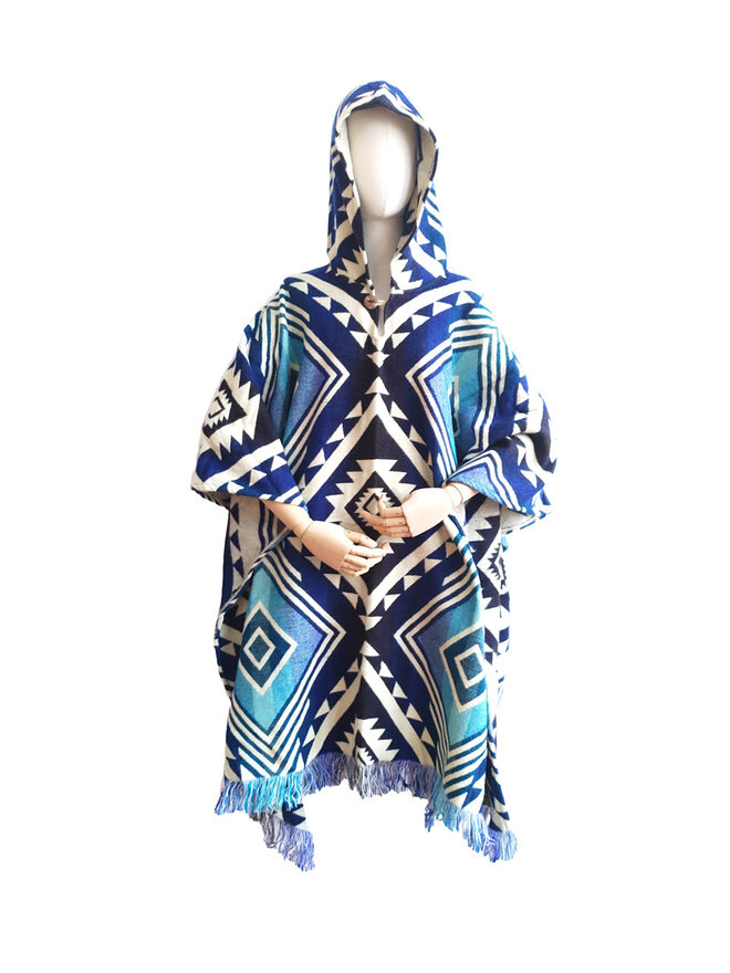 Alpaca ponchos - Native - 100% handmade from Ecuador - EcuaFina