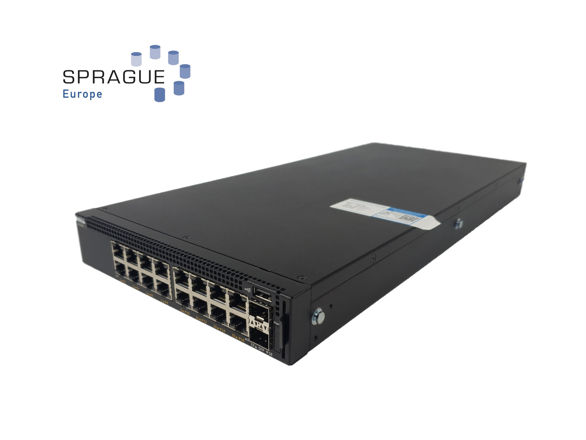 Dell X1018P 16PRT Ethernet POE X-series // 09PN0D - 9PN0D - Switchparts.com