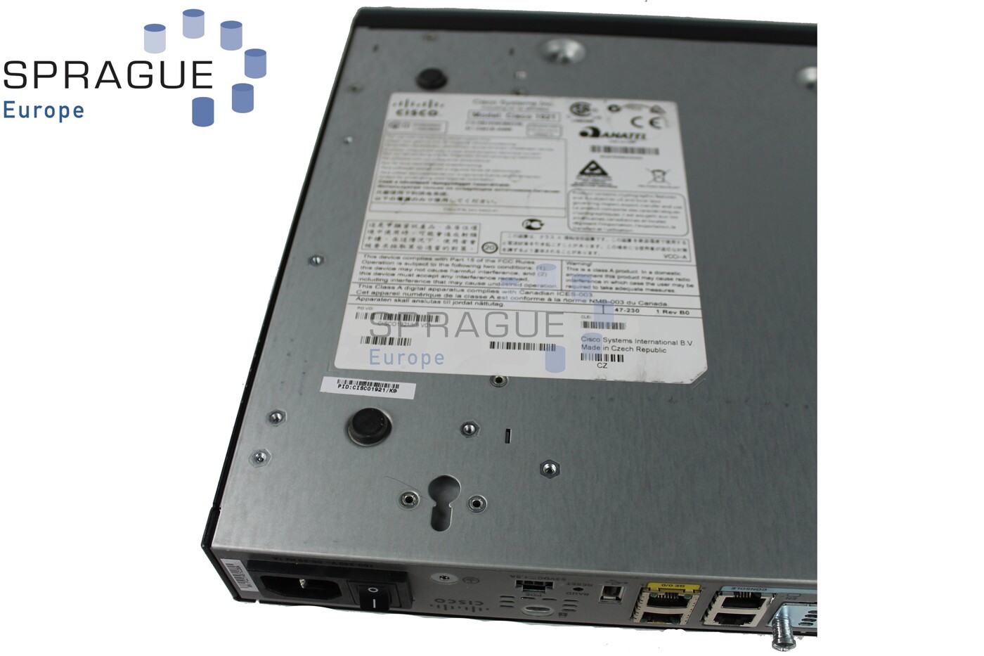 Cisco 1921 Router // CISCO1921-K9 V01 - Switchparts.com