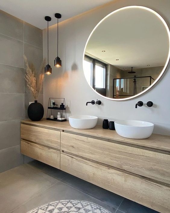 Badkamermeubel - Eikenhout - Naturel - Maatwerk - Meubols