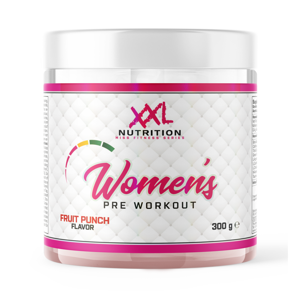 Women's Pre Workout - Fruit Punch - 300 gram | XXL Nutrition - | FO ...