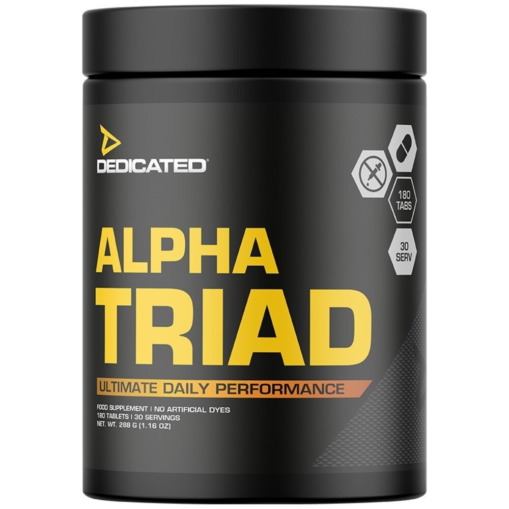 DEDICATED ALPHA TRIAD - 180 TABS - | FO Nutrition Shop