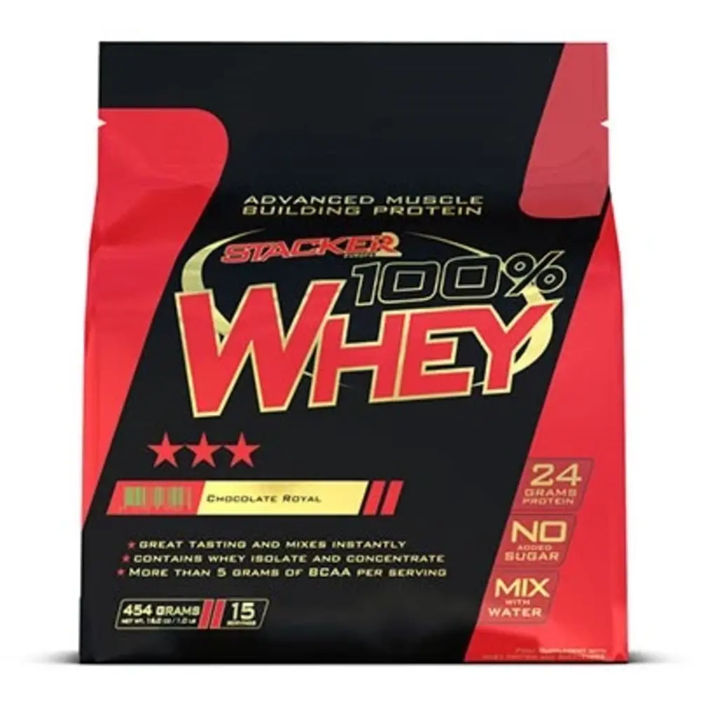 Stacker2 100% whey - 454 gram - | FO Nutrition Shop