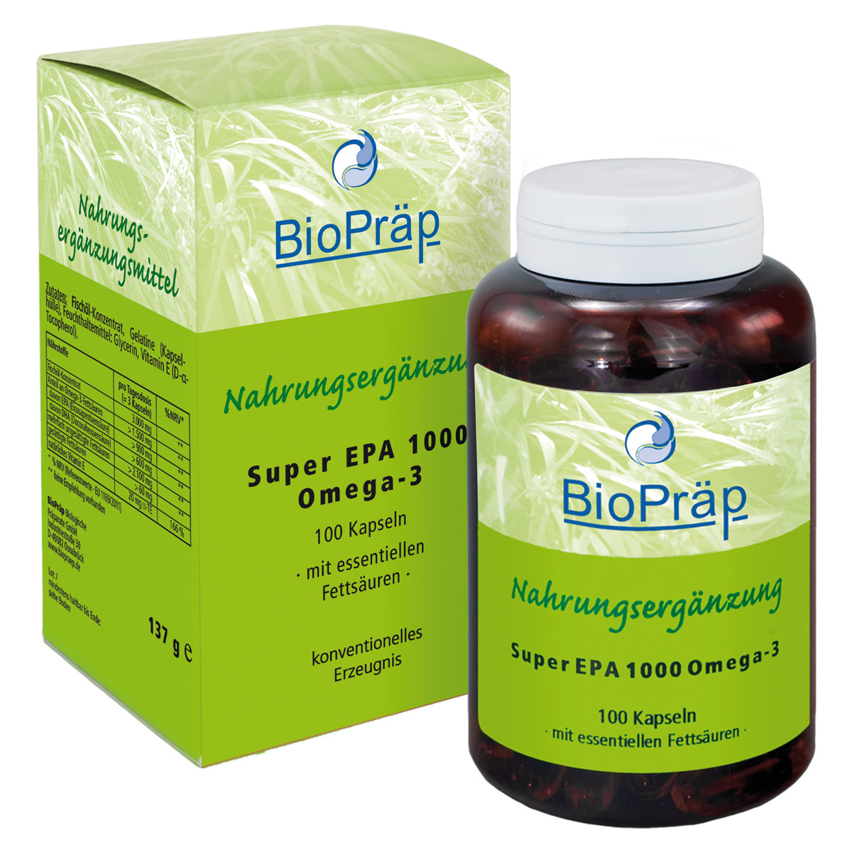 Super EPA 1000 Omega-3 Capsules | BioPraep - BioPraep ...