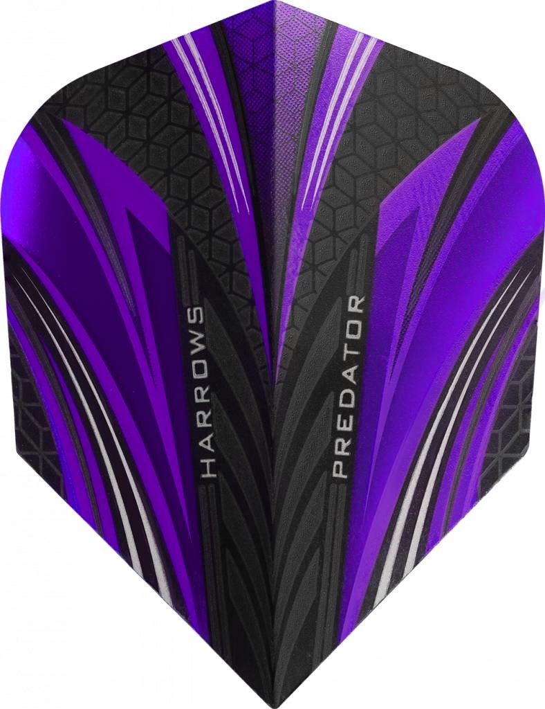 Harrows Prime Predator Purple Darts Flights - Dartshopper.co.uk