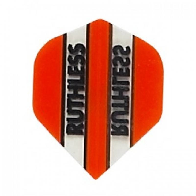 Ruthless Transparent Orange Darts Flights - Dartshopper.co.uk