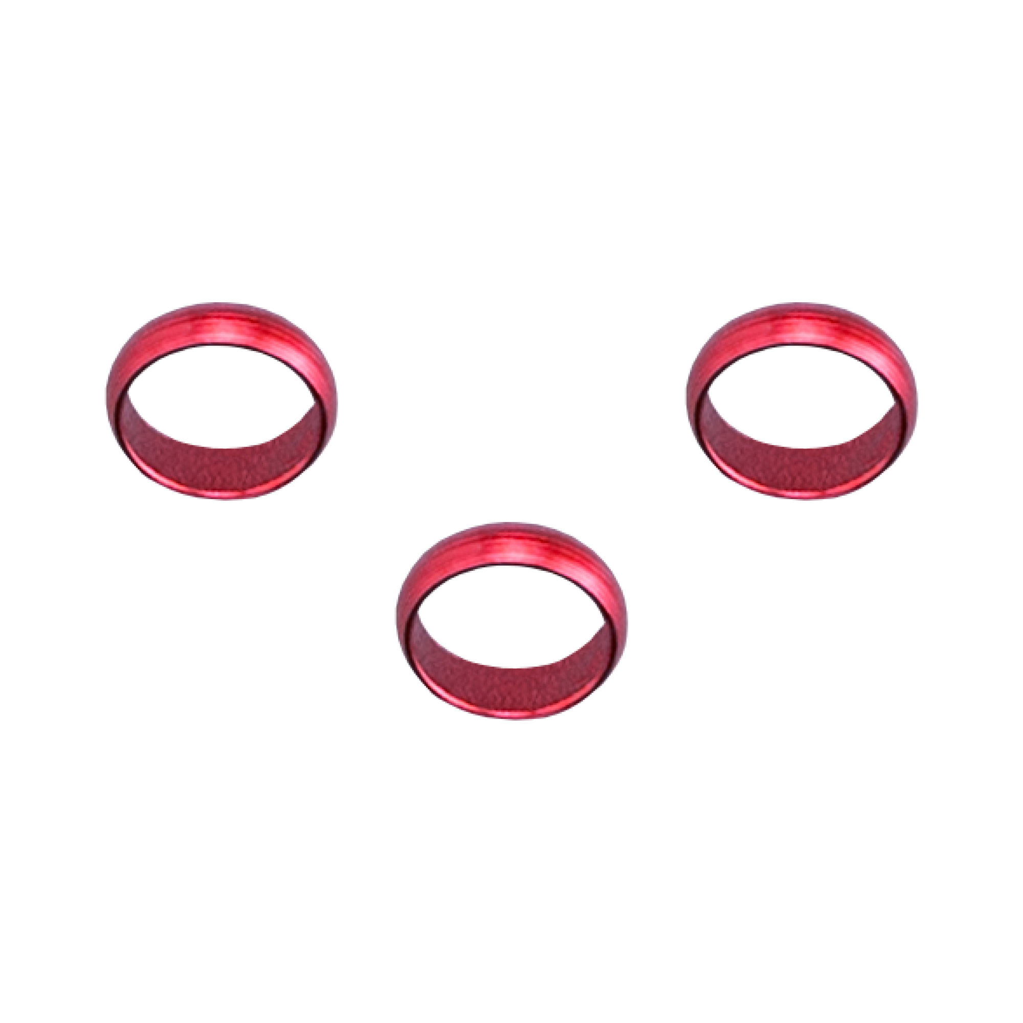 KOTO Aluminium Flight Lock Rings Red - Dartshopper.co.uk