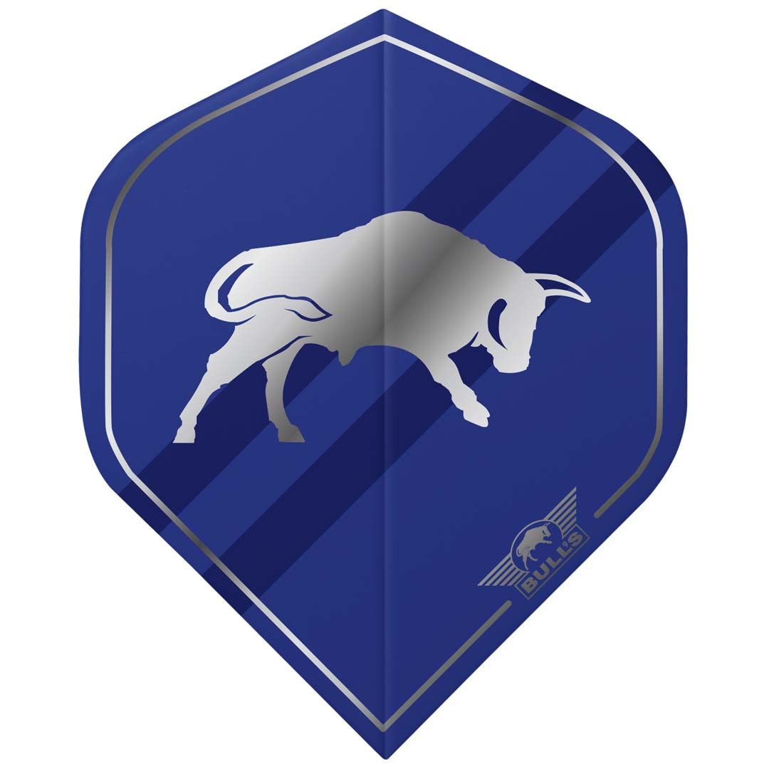 Bull's Retro Std Blue Dart Flights - Dartshopper.co.uk