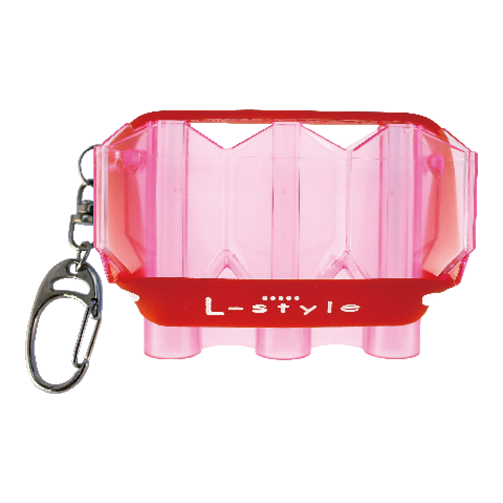 L-Style Krystal Clear Pink Flight Case - Dartshopper.co.uk