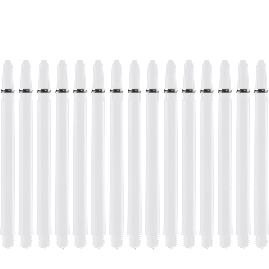 Bull's - 5-Pack Nylon The Original Long + Ring - White Dart Shafts ...