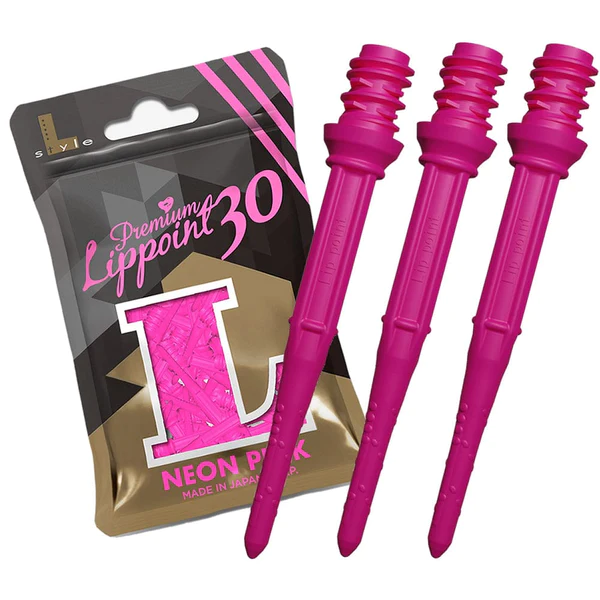 L-Style Long Premium Lippoint 30 Neon Pink - Dartshopper.co.uk