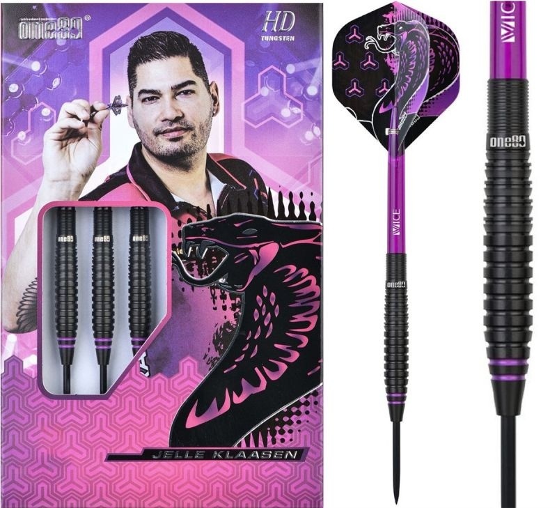ONE80 Jelle Klaasen HD 80% Steel Tip Darts - Dartshopper.co.uk