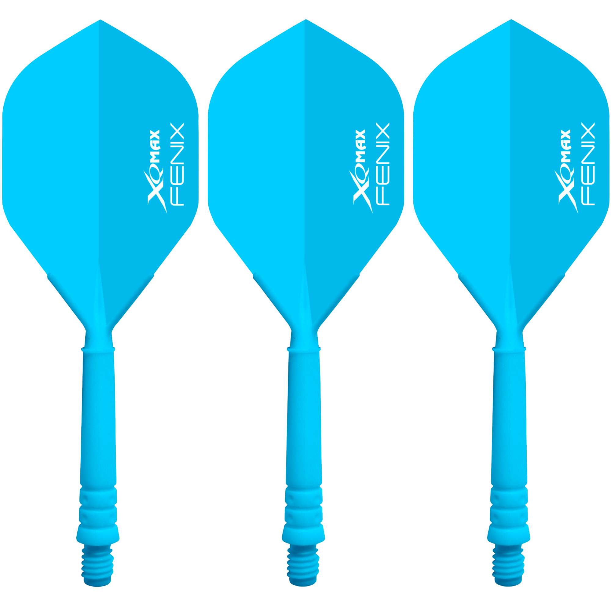 XQ Max Fenix Blue Standard Dart Flights - Dartshopper.co.uk