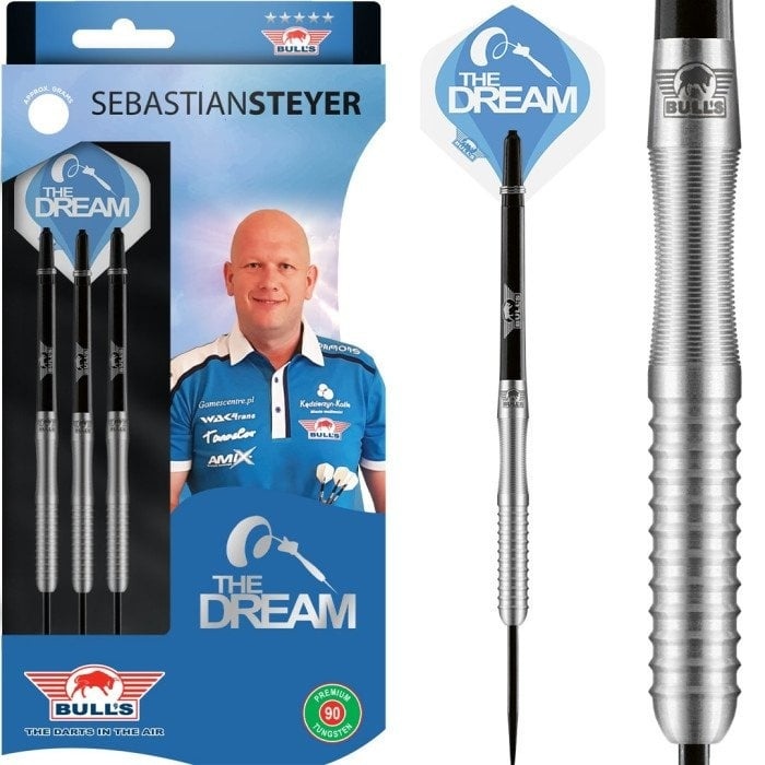 Bull's Sebastian Steyer E2 90% Steel Tip Darts - Dartshopper.co.uk