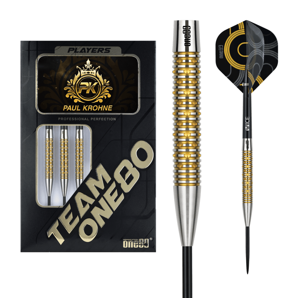 ONE80 Paul Krohne 90% Steel Tip Darts - Dartshopper.co.uk