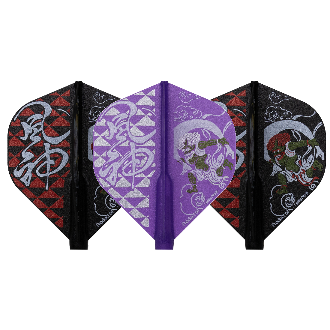 Cosmo Darts Fit Flight Printed Series Fujin-Raijin Standard Dart ...