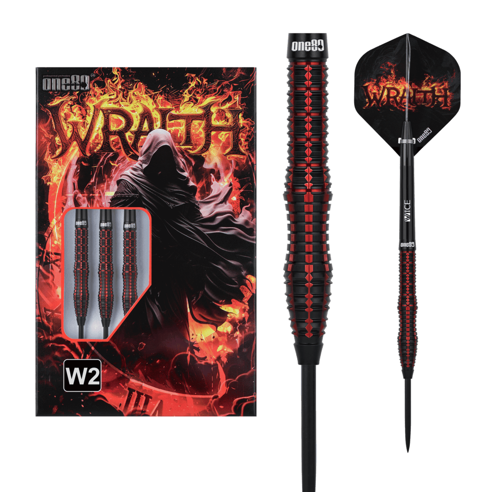 ONE80 Wraith W2 90% Steel Tip Darts - Dartshopper.co.uk