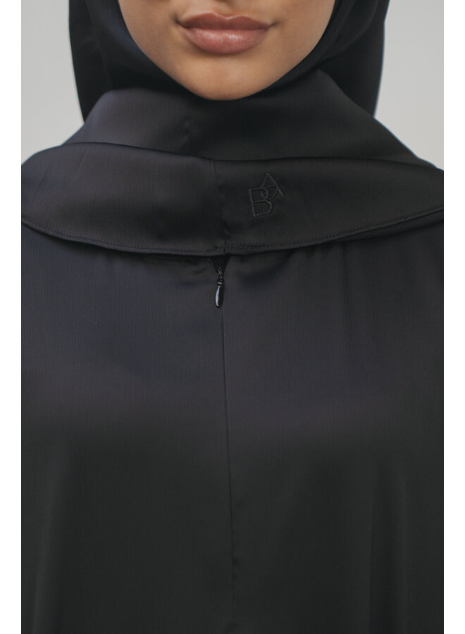 Oman Dress & Khimar Set - Black - By Aicha