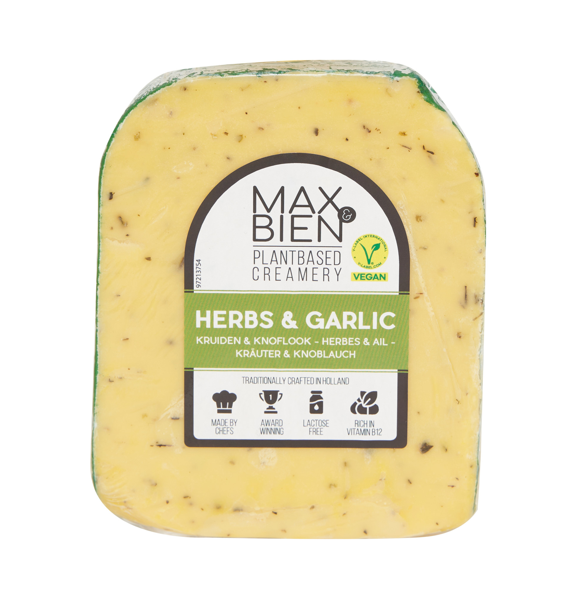 MAX&BIEN Herbs & Garlic Vegan Cheese - Veggie Garden Supermarket