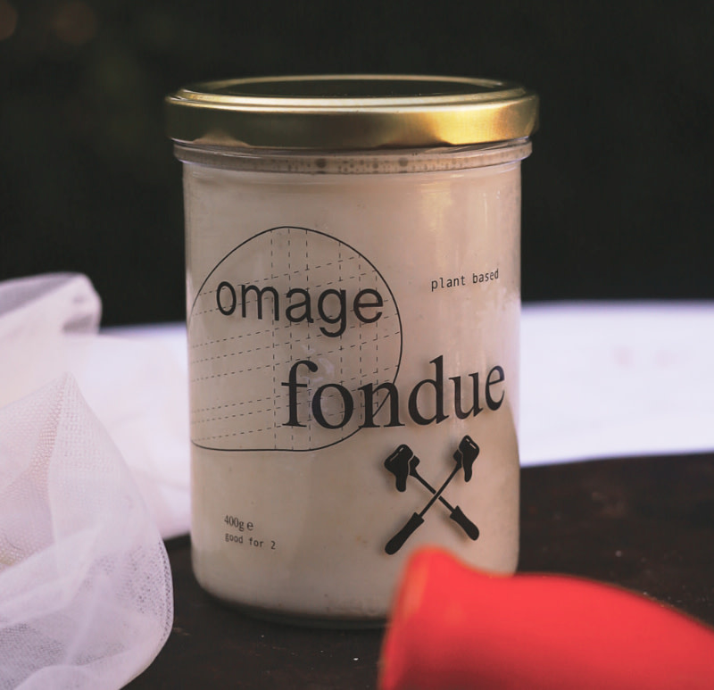 Omage Holiday Specials - Vegan Fondue - Veggie Garden Supermarket