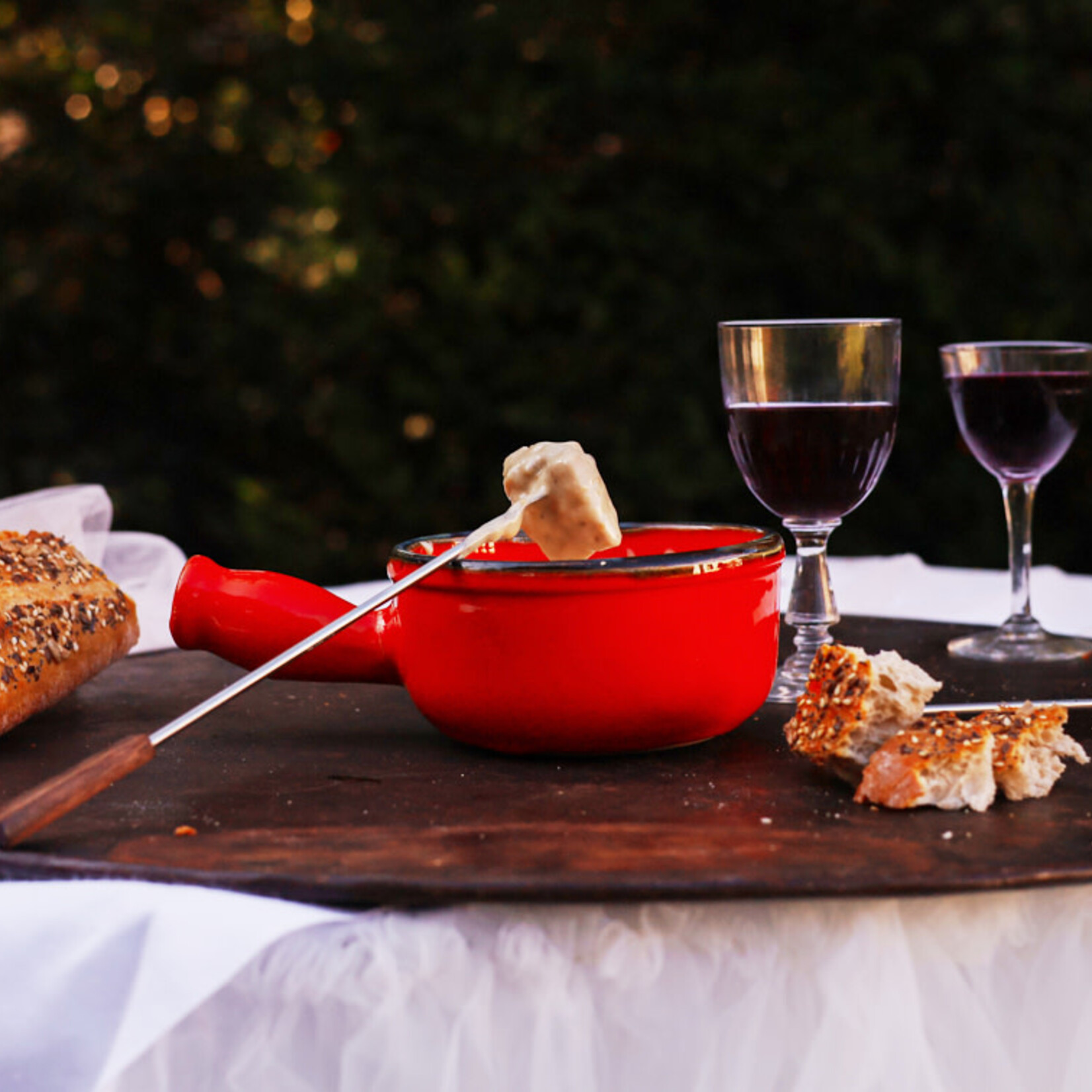 Omage Holiday Specials - Vegan Fondue - Veggie Garden Supermarket