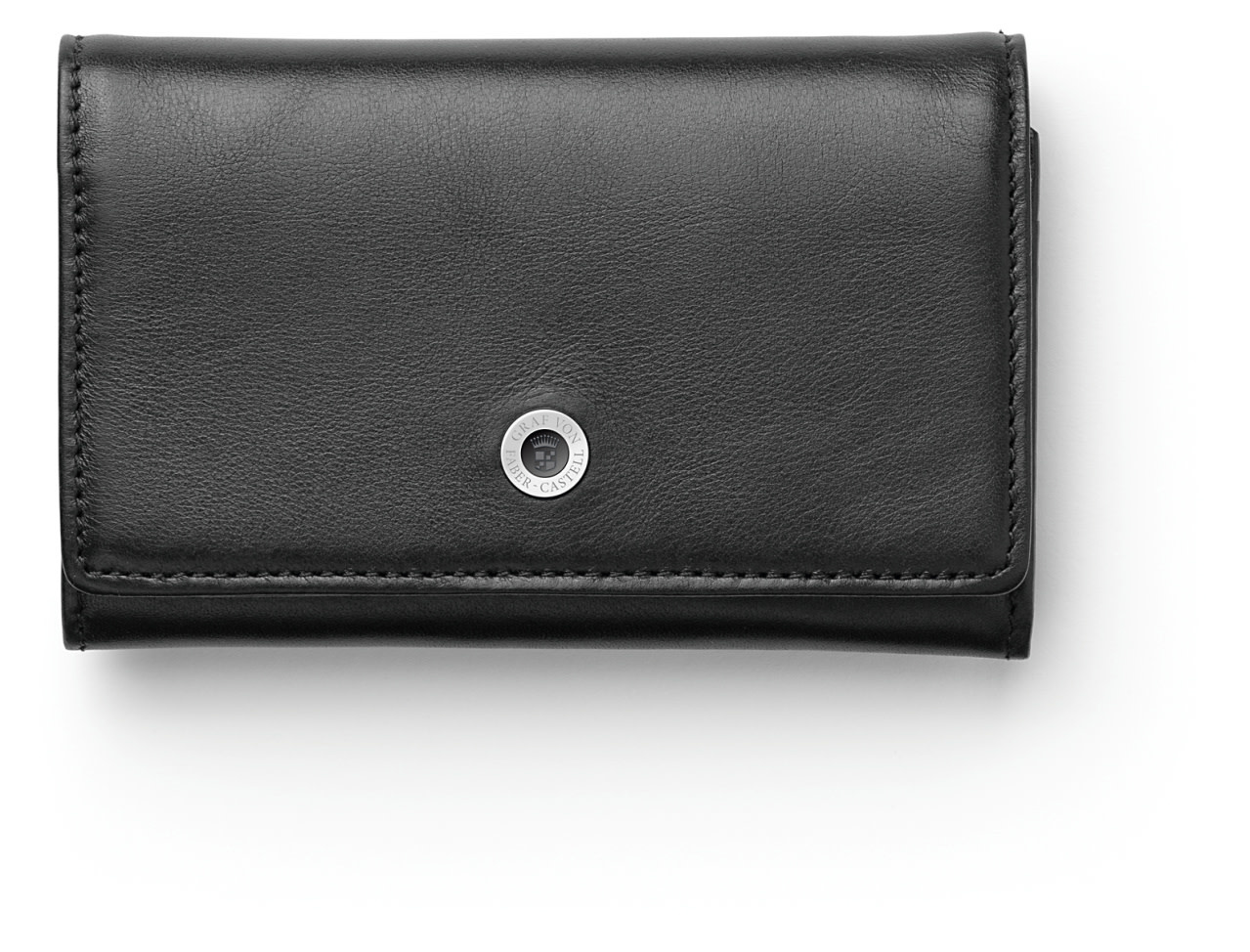 GVFC Business card holder Smooth leather Black - Bo-store