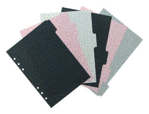 Filofax A5 Organiser Dividers Confetti - Bo-store