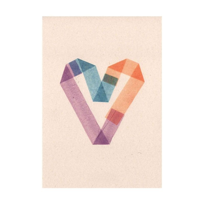 Jessica den Hartog - Heart poster - Creative Notes - maison KOOS