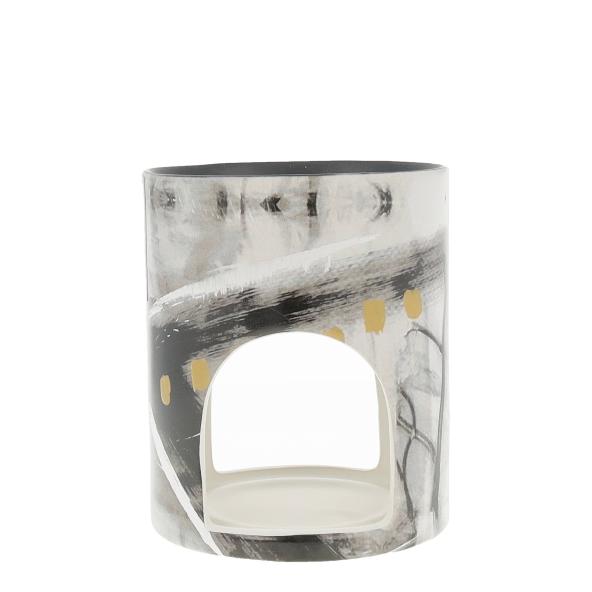 Art Deco Black and White wax burner ScentBurner - Scentchips®