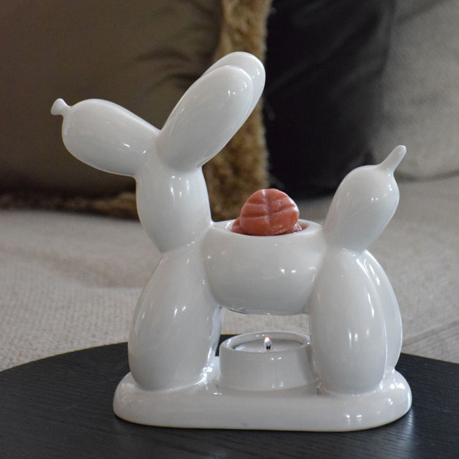 Balloon Dog White wax burner ScentBurner - Scentchips®