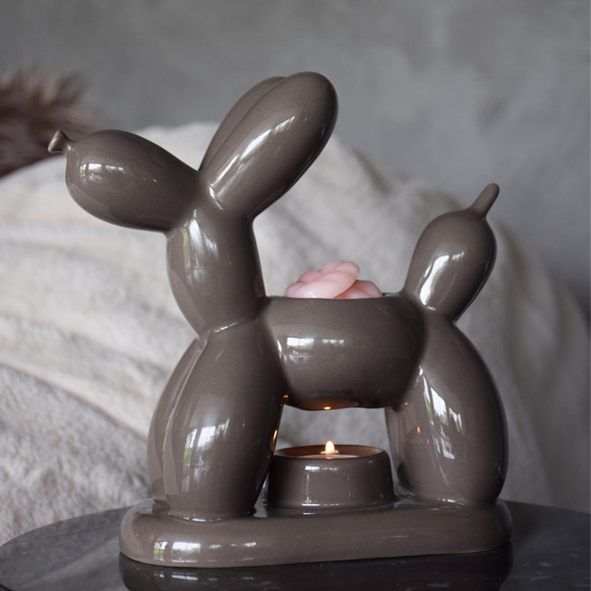 Balloon Dog taupe wax burner ScentBurner - Scentchips®