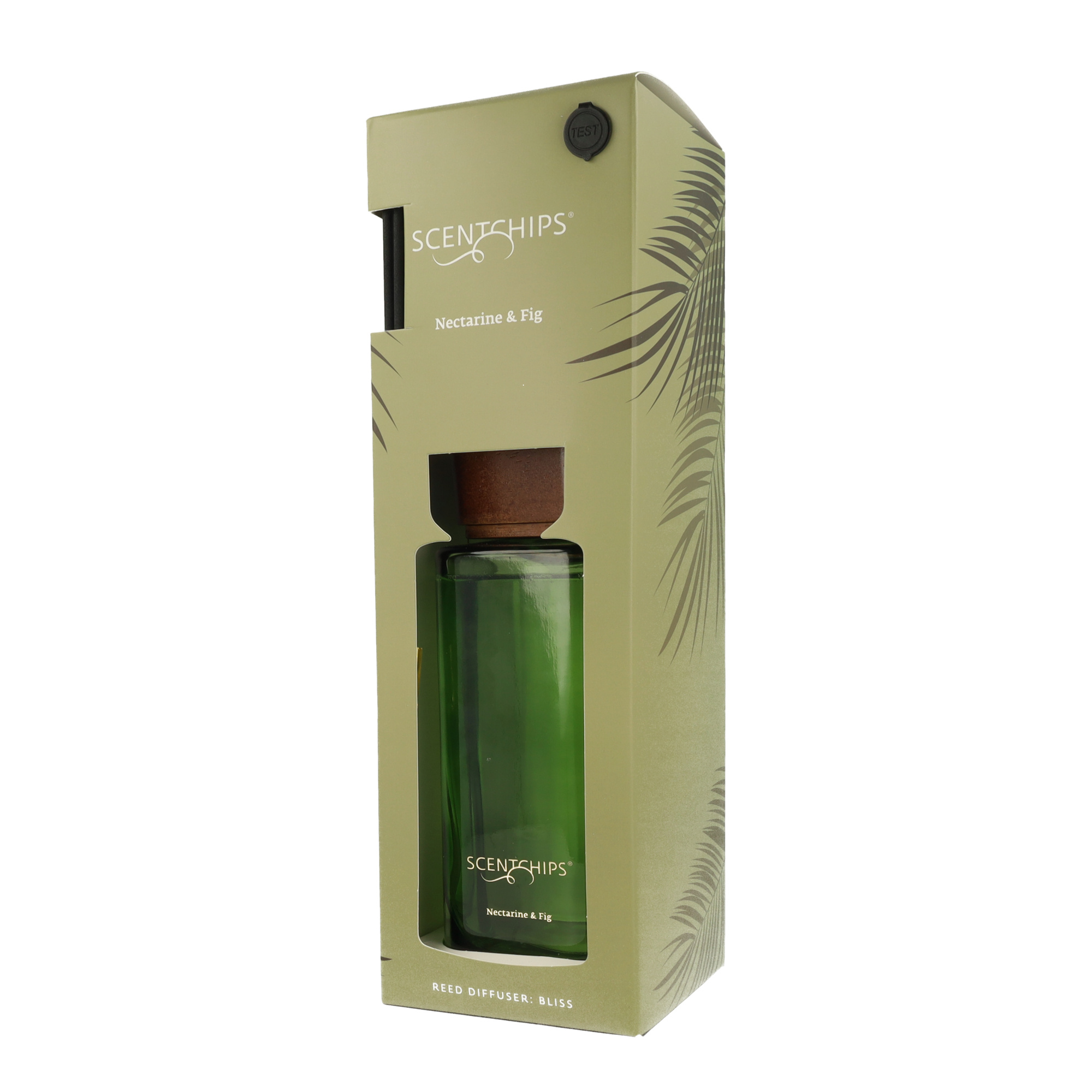 Reed diffuser set Bliss Wood Nectarine & Fig - Scentchips®