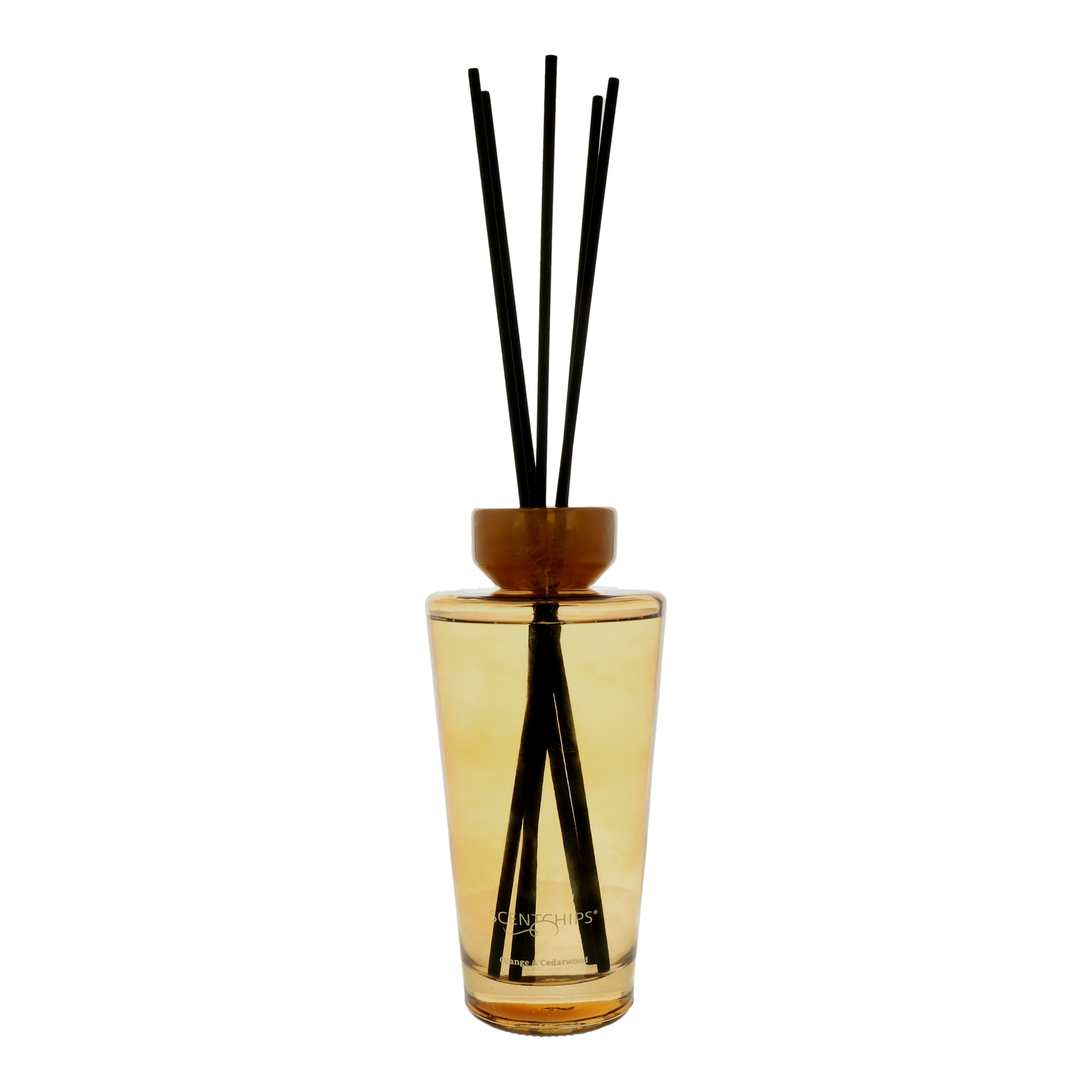 Reed diffuser set Cone Orange & Cedarwood - 500ml - Scentchips®