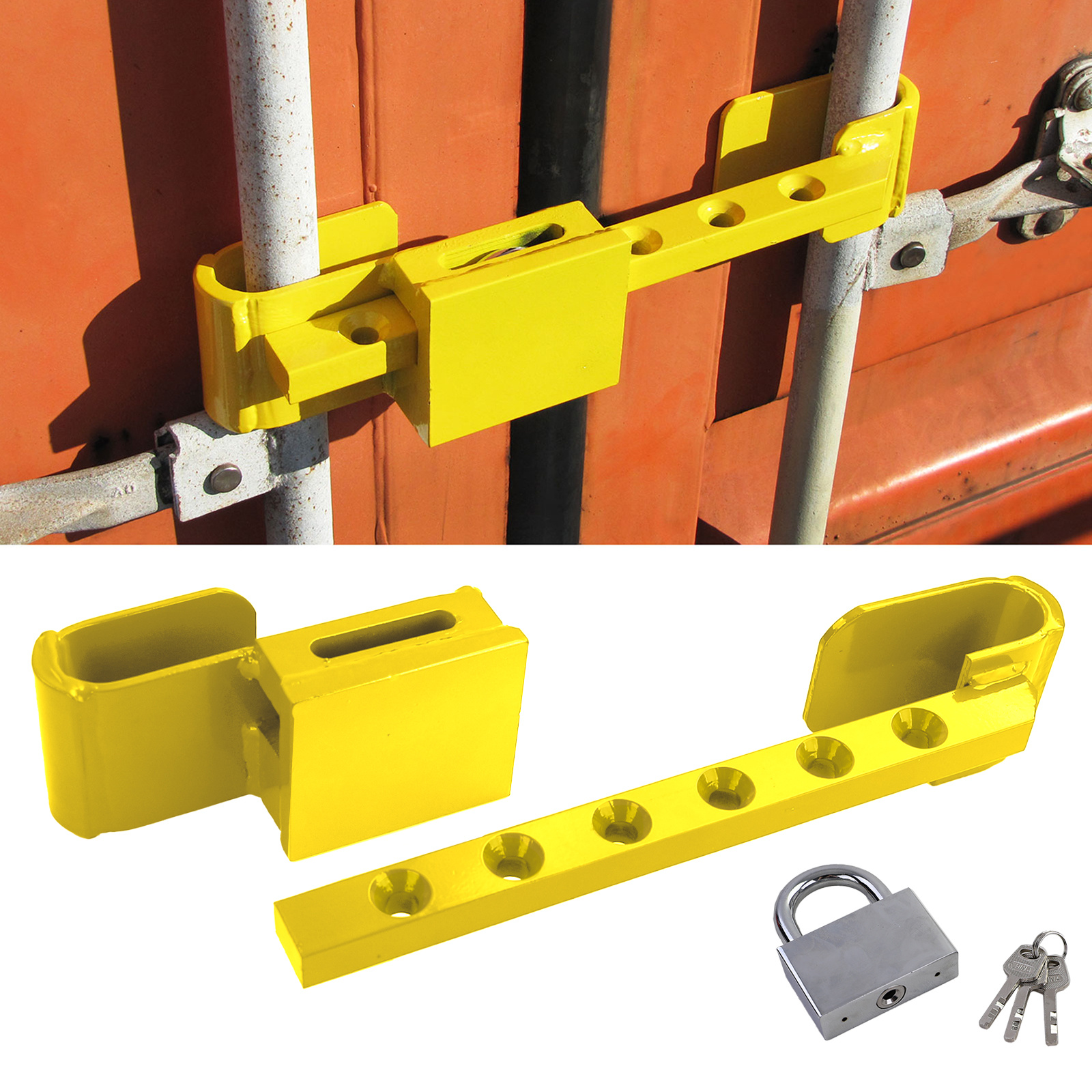 Viking Choice Containerslot - gehard staal - verstelbare deurstang ...