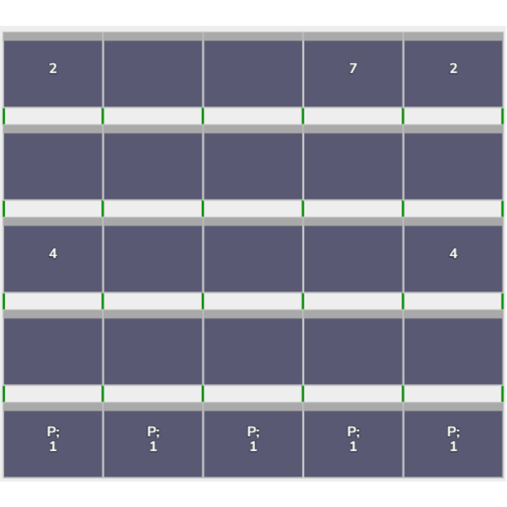 Flatfix Fusion 5 rijen van 5 panelen landscape - Winkelman Zonnepanelen